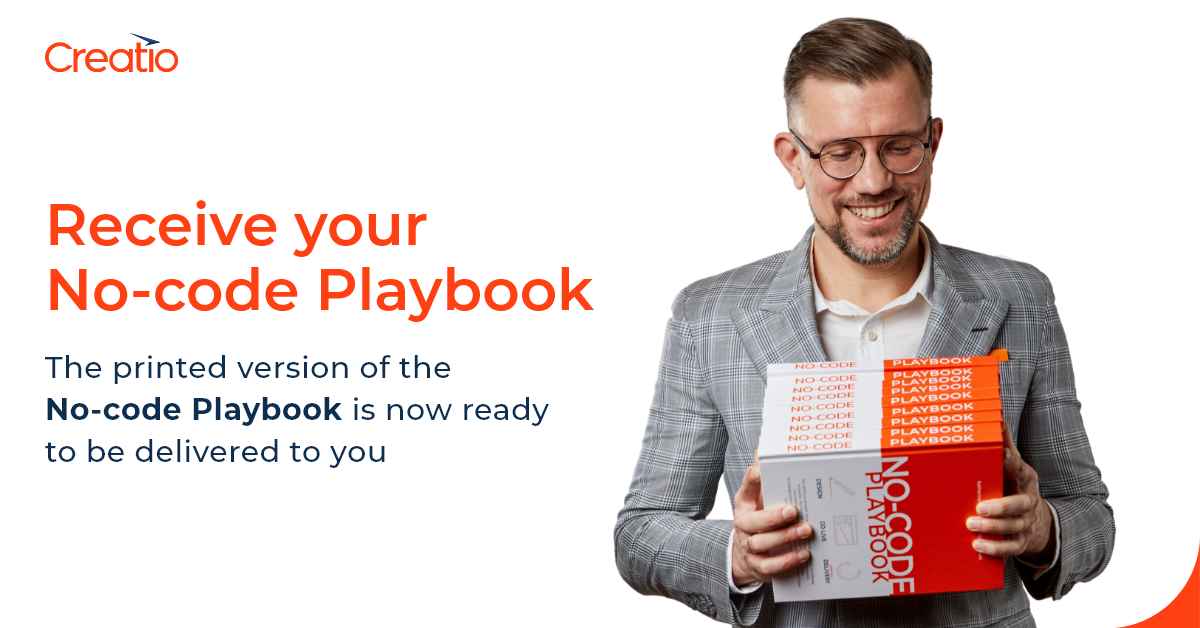 No-code playbook printed version | Creatio | Creatio